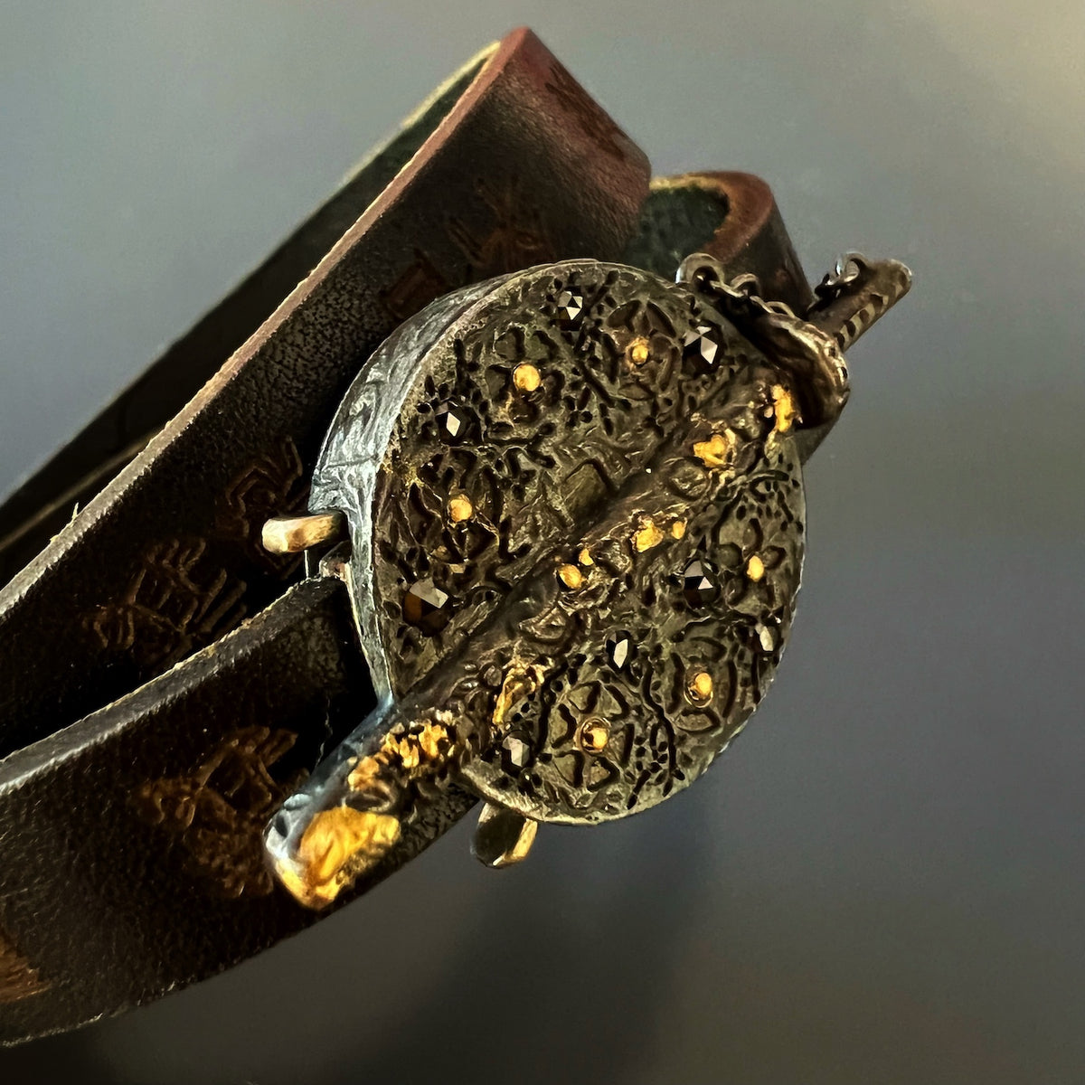 Handmade Gold and Diamond Bushido Bracelet | Ebru Jewelry